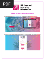 Pasos para Ingresar A La Plataforma de Richmond | PDF