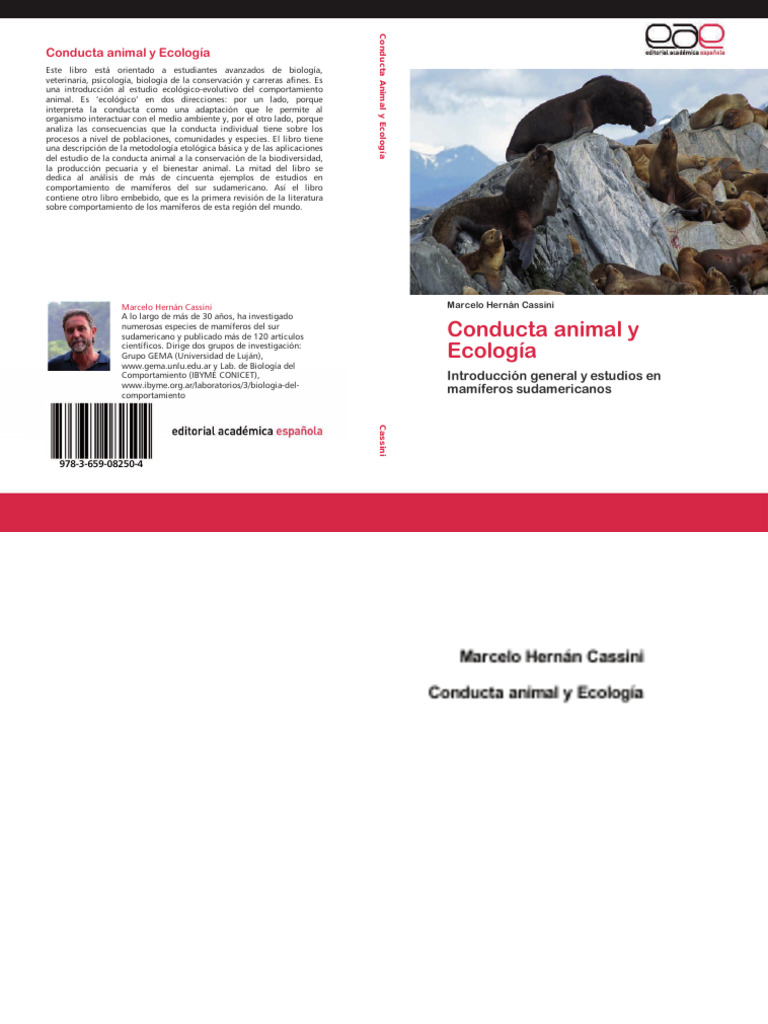 Conducta Animal y Ecología | PDF | Adaptación | Comportamiento