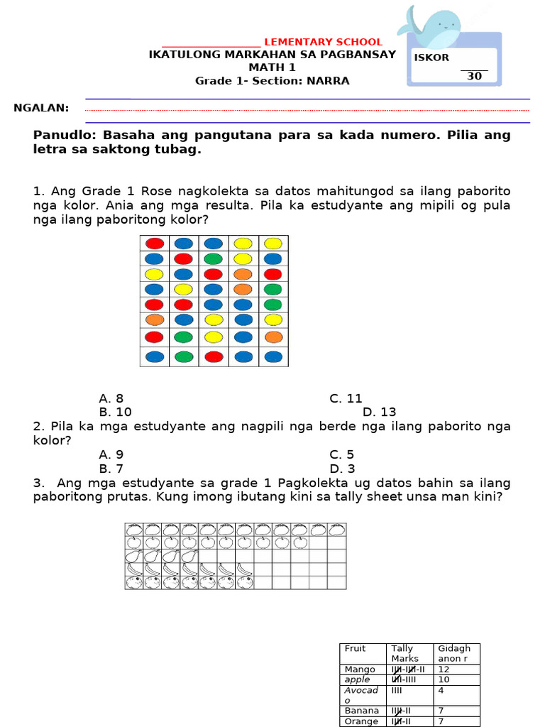 Q3-Pt-Math Bisaya | PDF