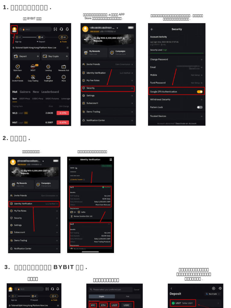 BYBIT 操作教程 | PDF