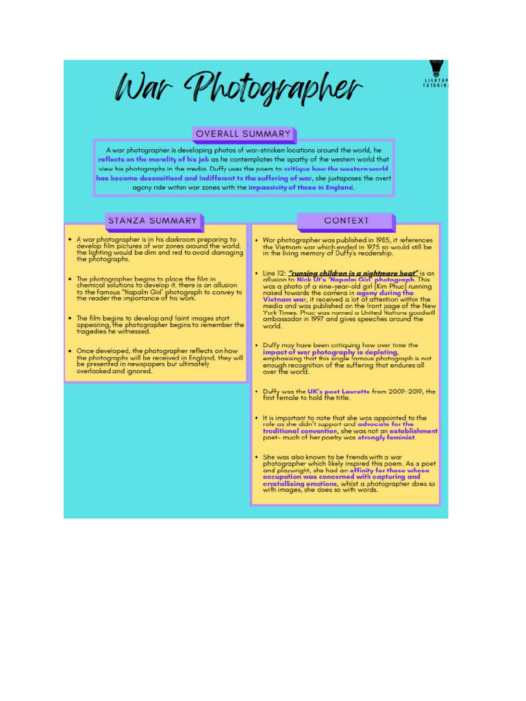War Photographer | PDF
