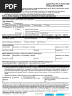 ACROD Application Form Mobility | PDF | Physical Therapy | Privacy