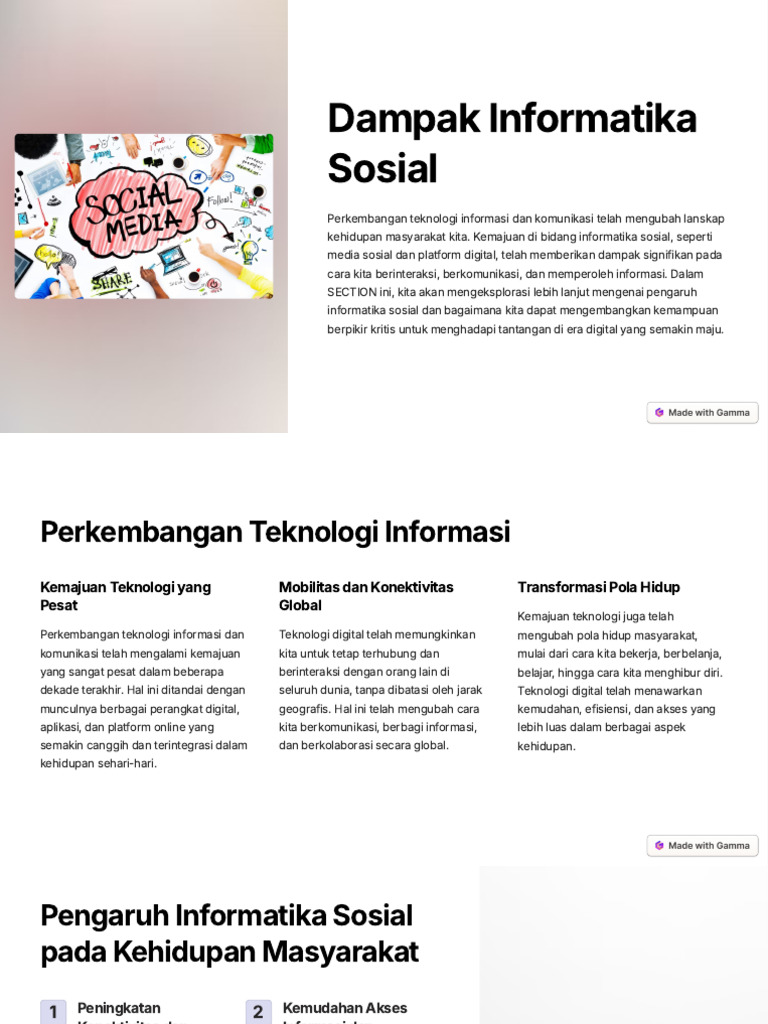 Dampak-Informatika-Sosial | PDF