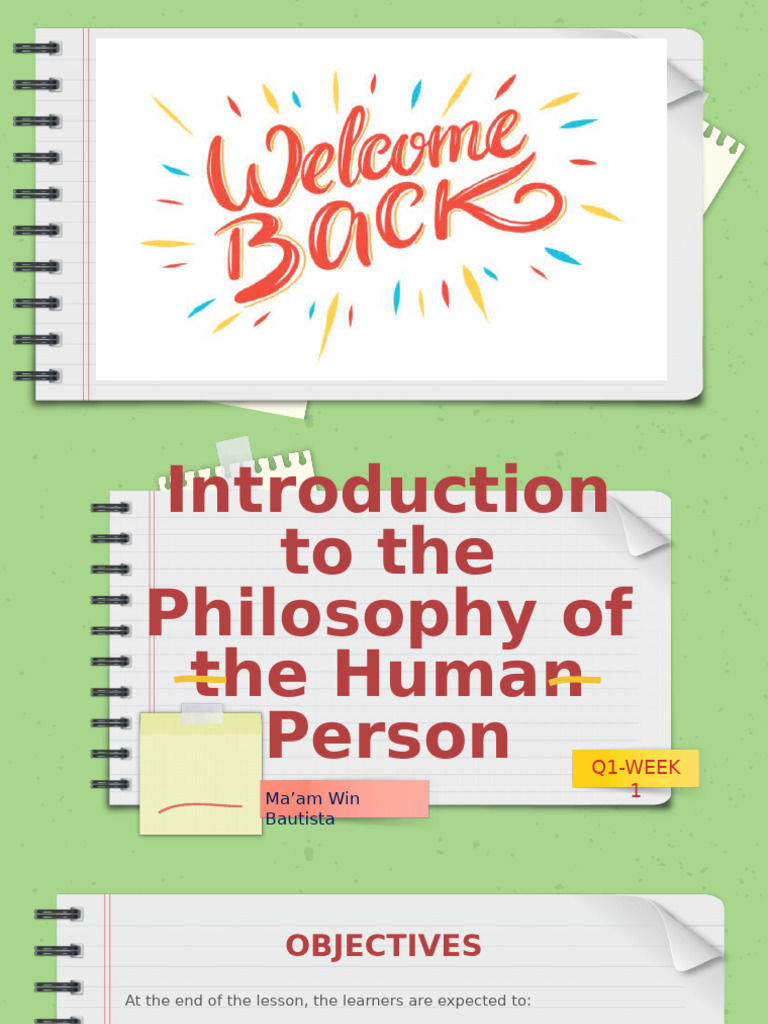 Q1W1 Philo Meaning of Philosophy Final | PDF | Holism | Ancient Greek ...