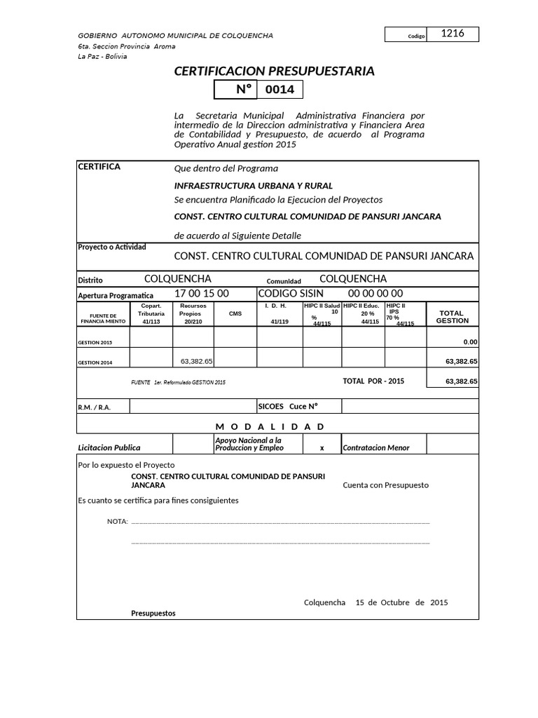 Centro Cultural Pansuri Jancara 2015 | PDF | Economias