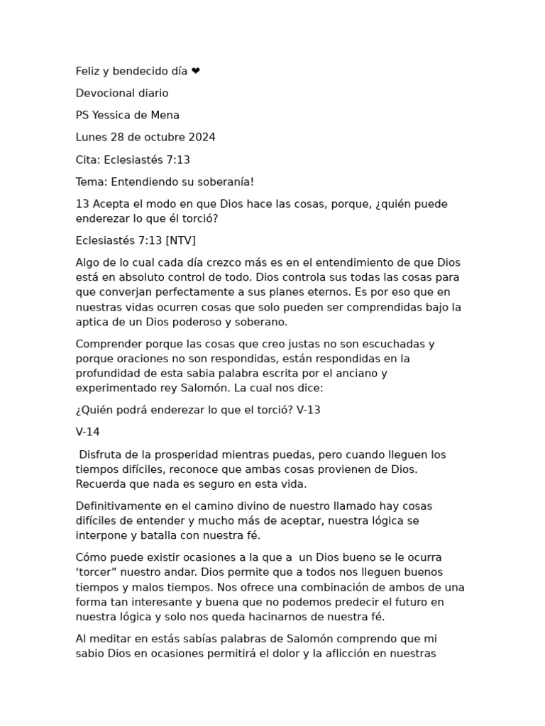 Devocional Octubre 2024 | PDF | Cristo (título) | Dios