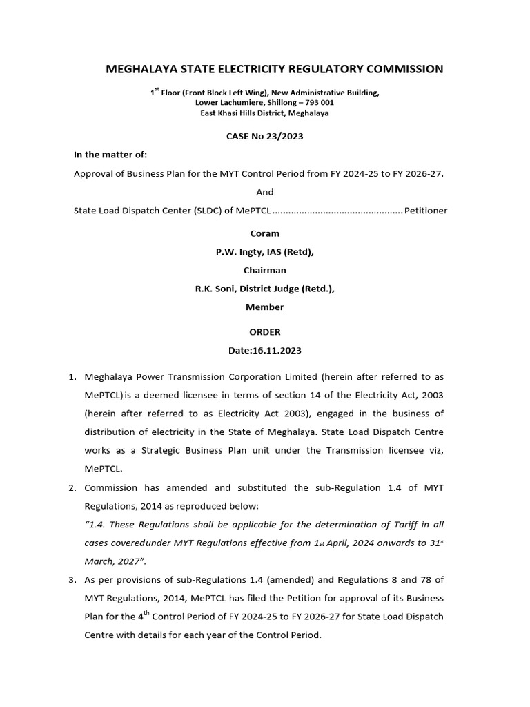 SLDC_BusinessPlan_2024-27 | PDF | Electric Power Transmission ...