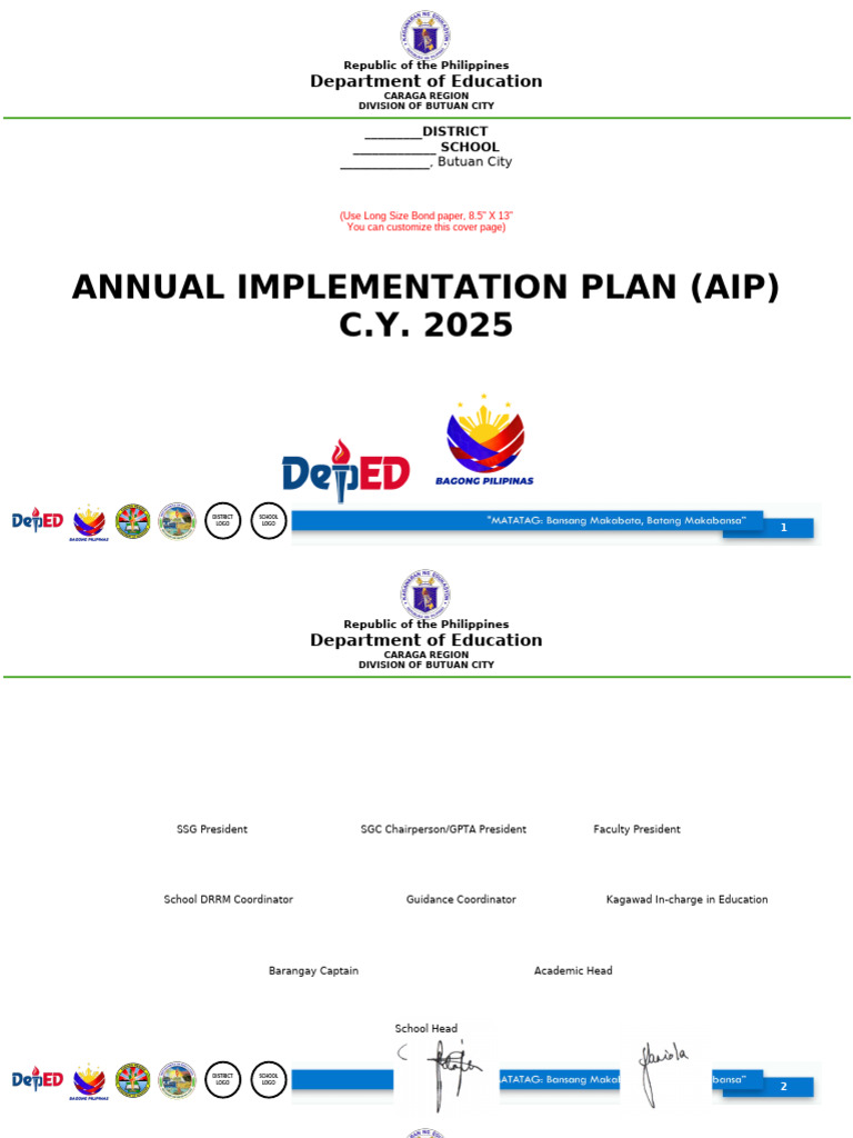 AIP Template 2025 For Presentation | PDF | Learning