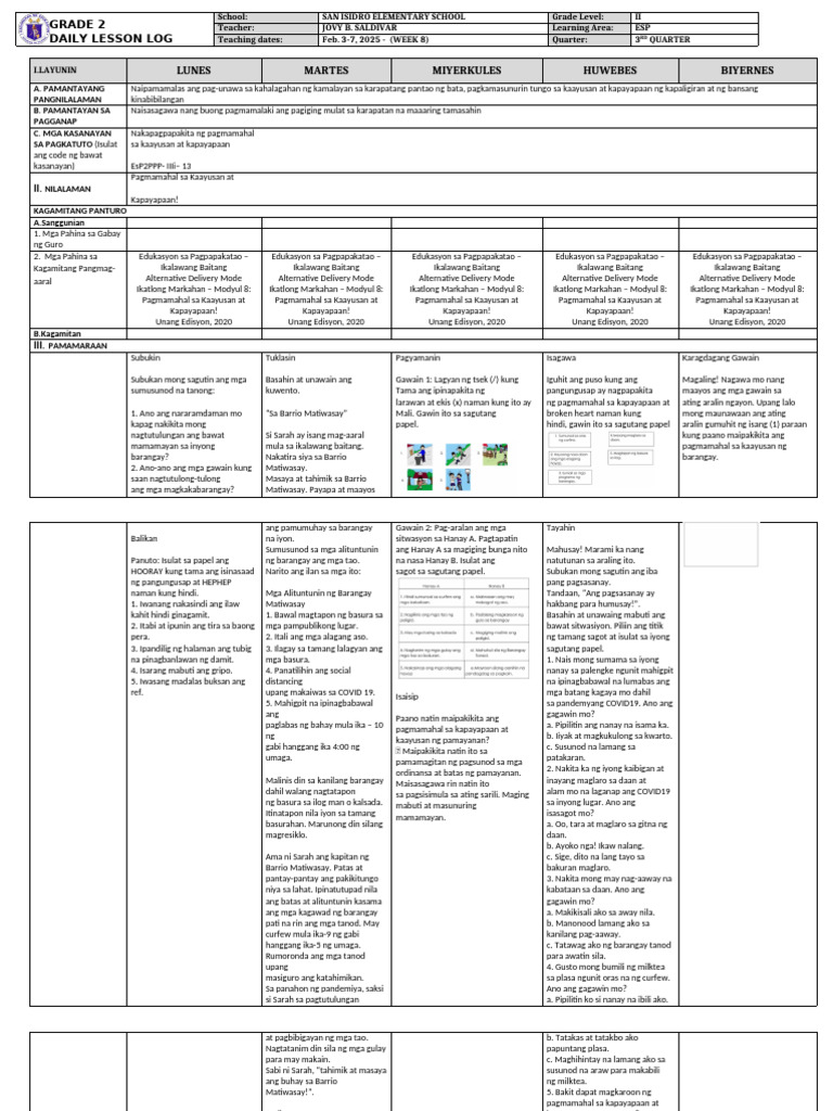 ESP_2_DLL_Q3_W8 | PDF