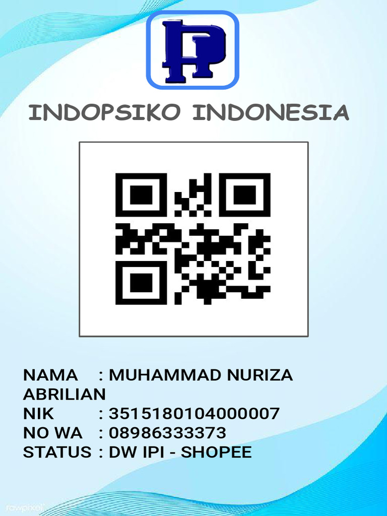 ID Card MUHAMMAD NURIZA ABRILIAN | PDF