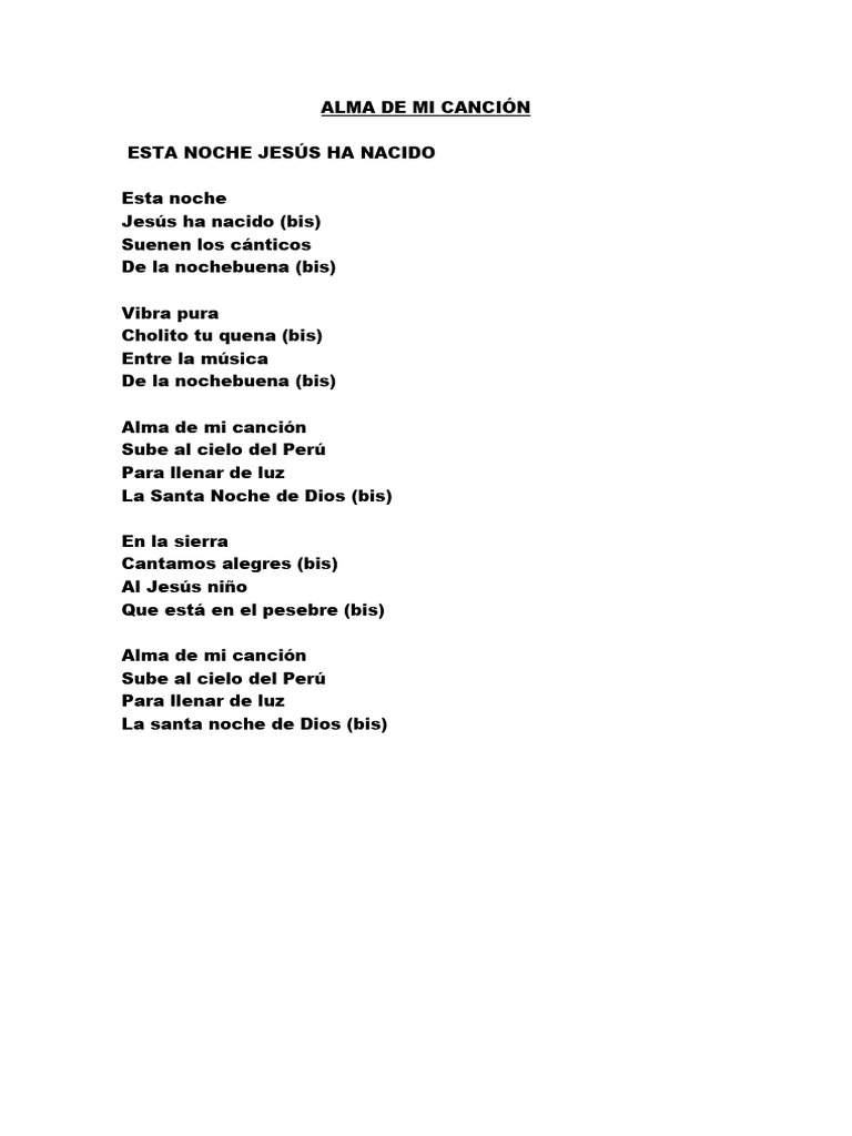 Alma de Mi Canción | PDF