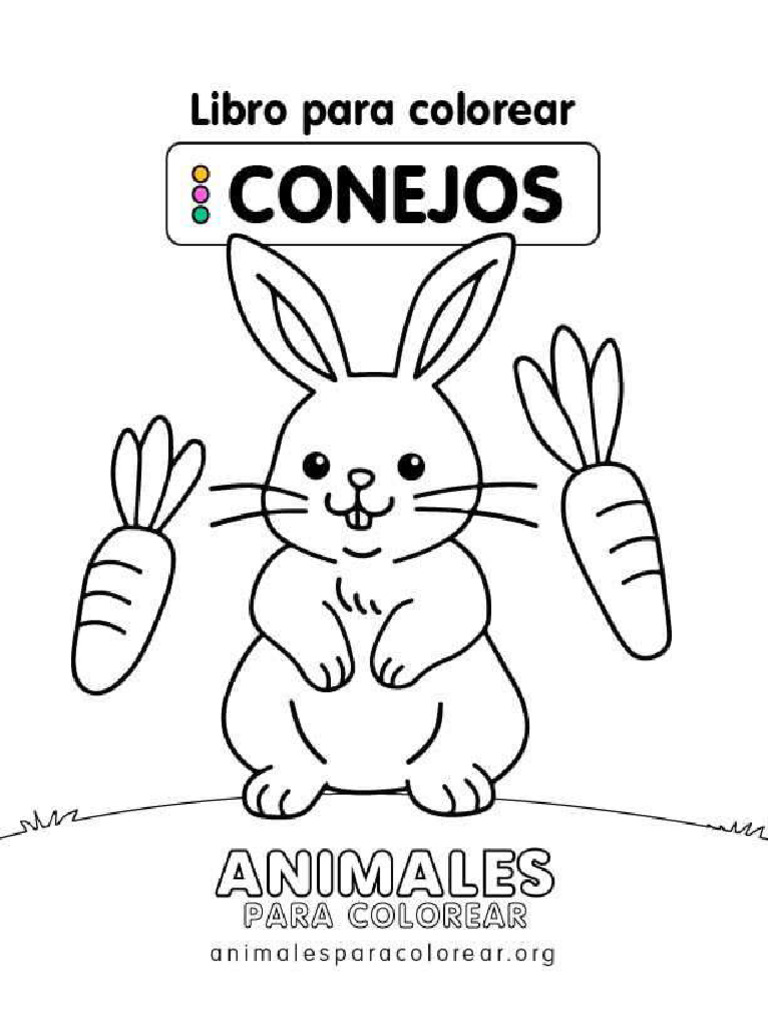 PDF de Conejos para Colorear | PDF