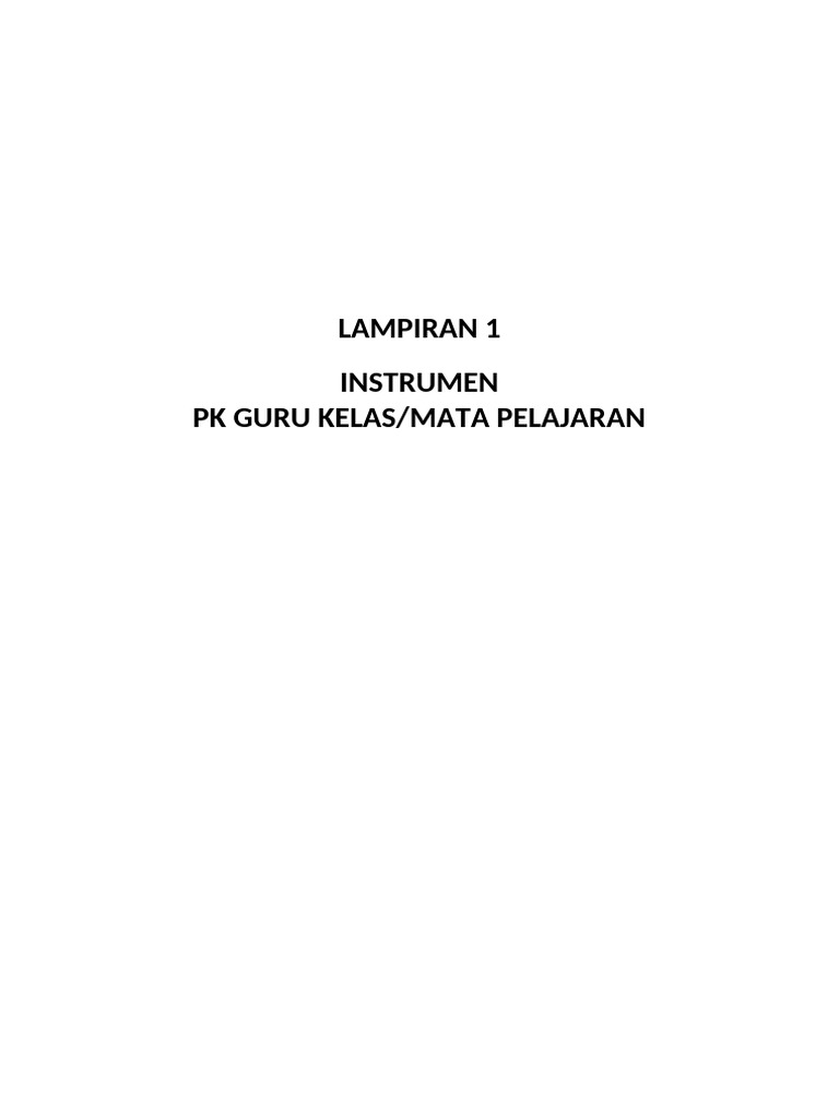 B. Paparan 2. PKG Guru Instrumen Manual 2 | PDF