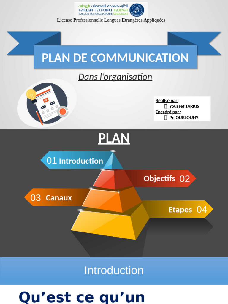 Plan de Communication | PDF | la communication