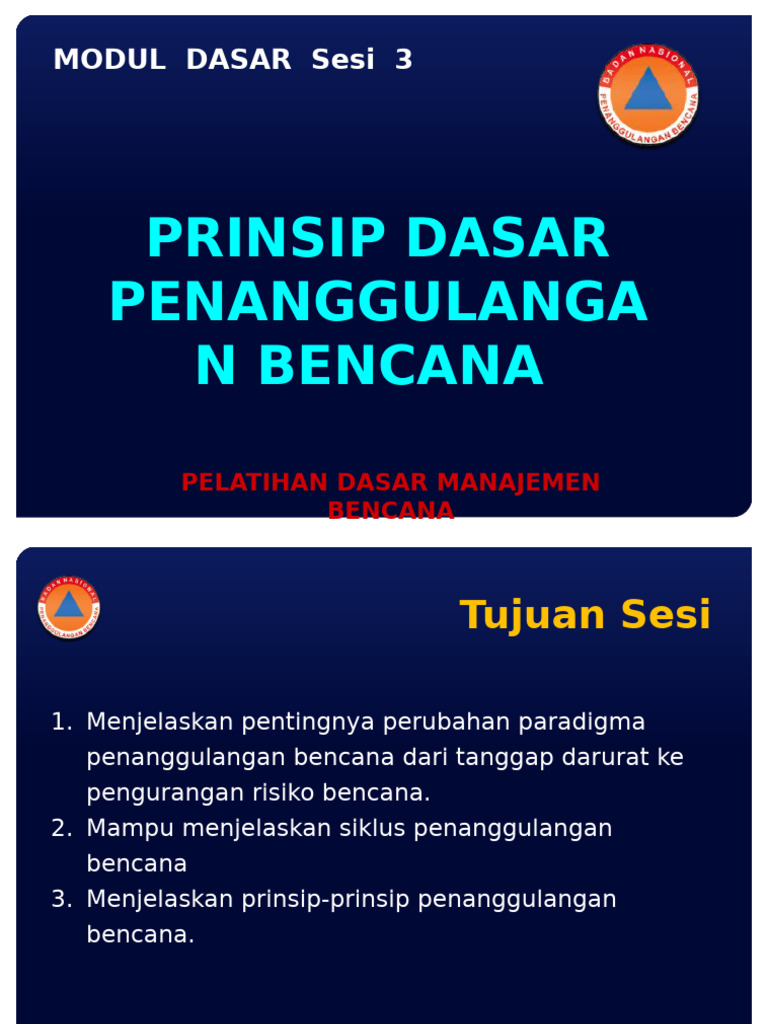Modul Dasar_sesi 3_prinsip Dasar Pb | PDF