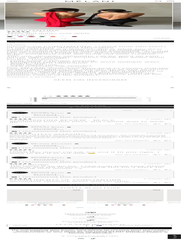 CONSTANTINA - Melani The Label 3 | PDF | Softlines (Retail) | Clothing