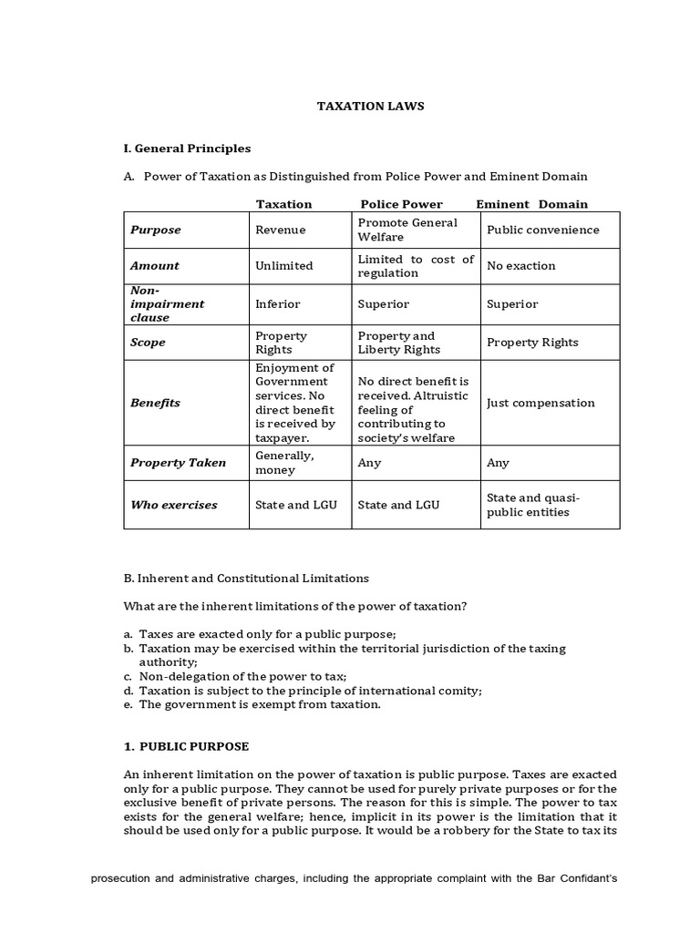 2024 JOAP Notes in Taxation Law by Jurists Bar Review Center | PDF ...