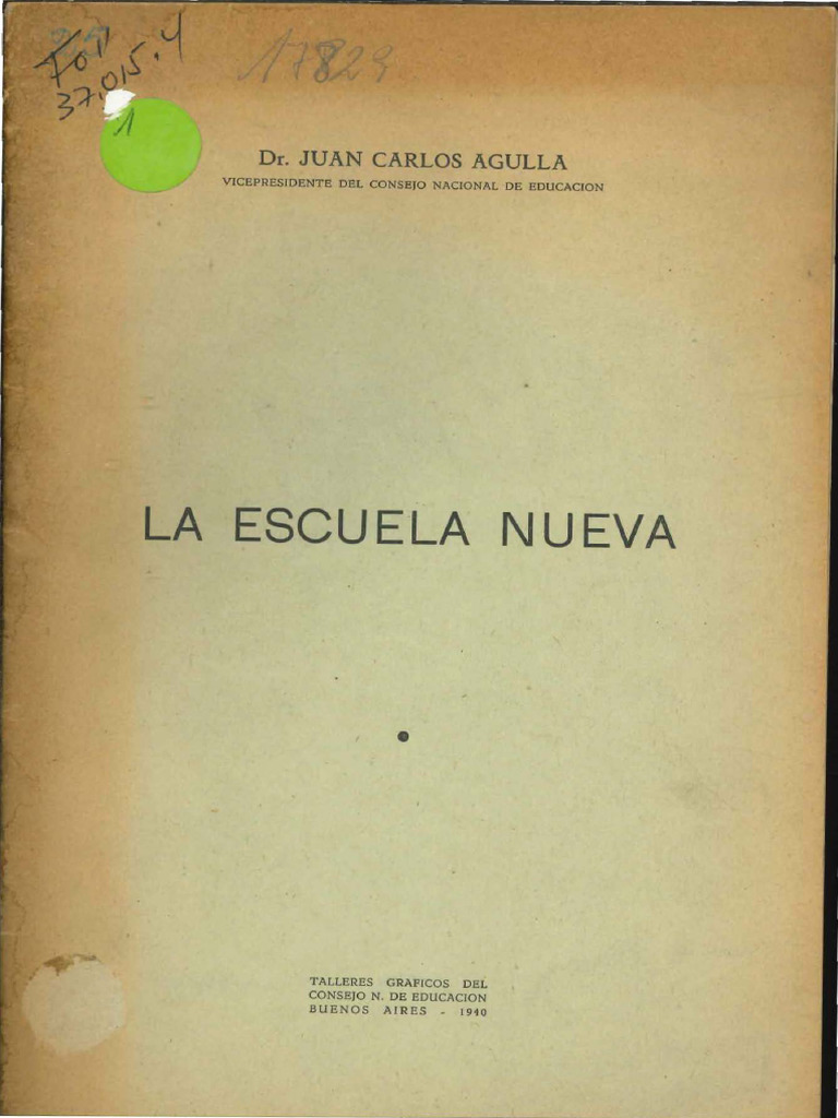 Escuela Nueva DR Juan Carlos Agulla | PDF | Argentina
