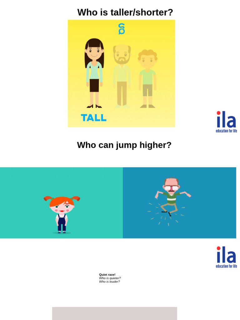 Comparatives Full Lesson | PDF | Learning