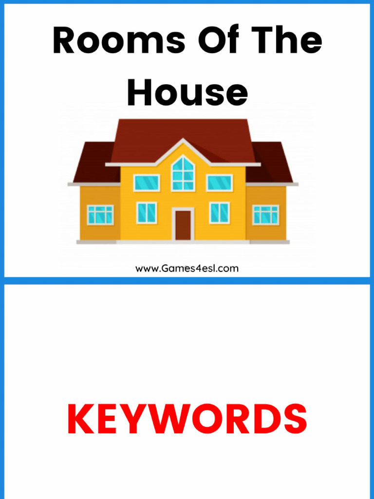 Rooms of The House Vocabulary Powerpoint | PDF