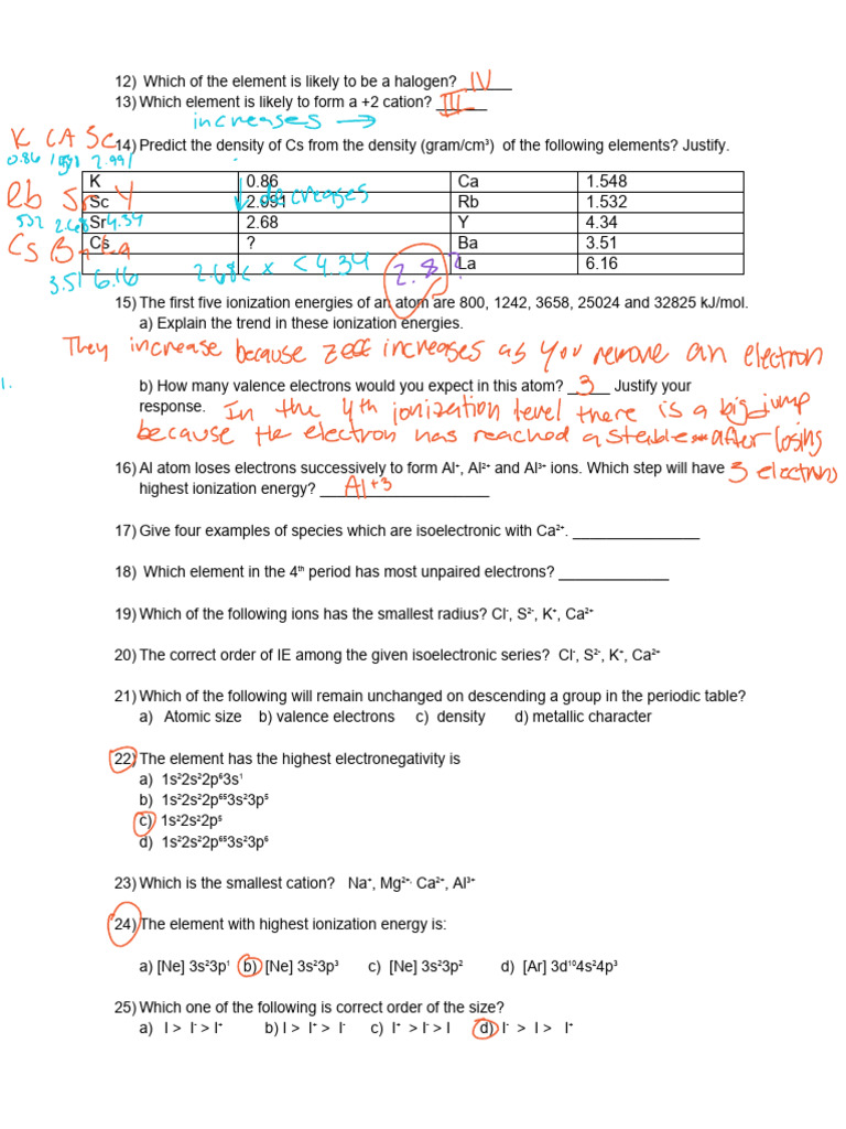 Kinematics Review | PDF | Electron Configuration | Ion