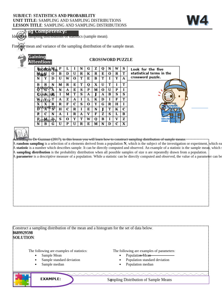 MODULE-4-STATISTICS-AND-PROBABILITY 11 | PDF | Variance | Mean