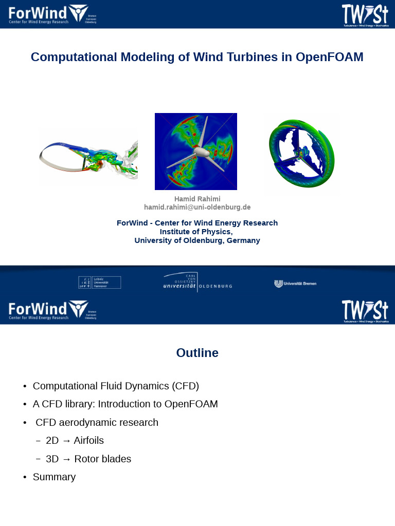 hamid_phd_seminar2014 | PDF | Computational Fluid Dynamics | Airfoil