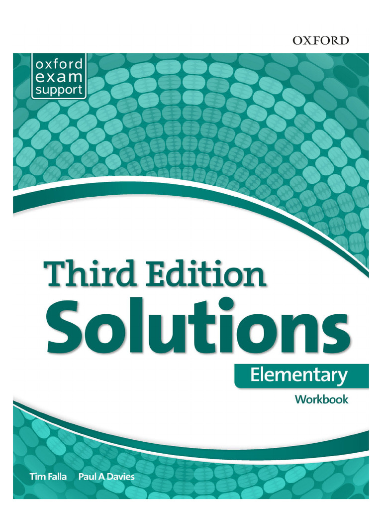 Open Solutions Elementary 3ed Workbook | PDF