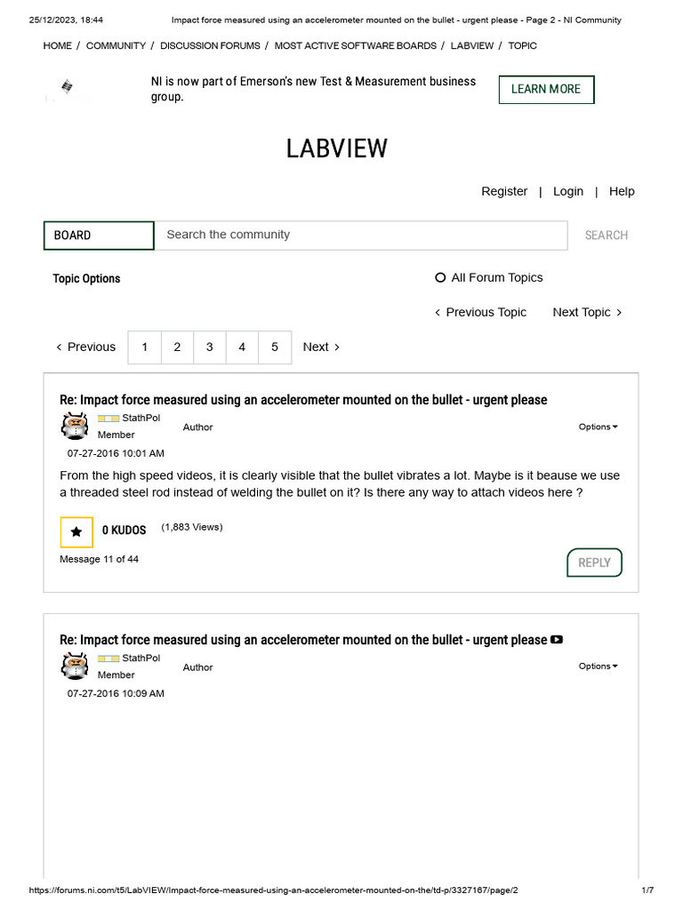 Impact Force Measured Using An Accelerometer | PDF | Accelerometer | Resonance