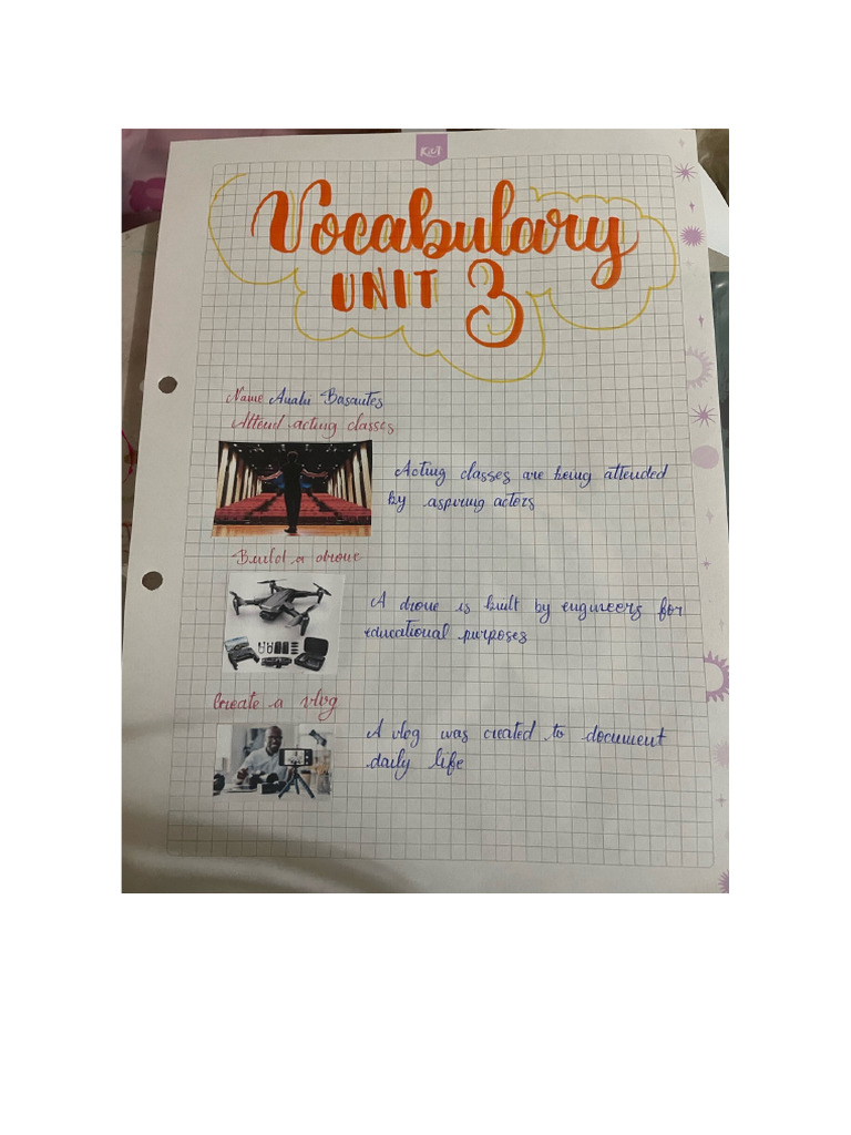 Anahi Basantes Vocabulary | PDF