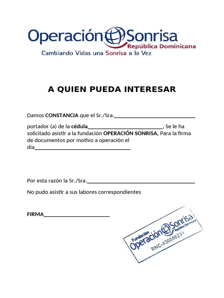 A Quien Pueda Interesar Vanessa 2 | PDF