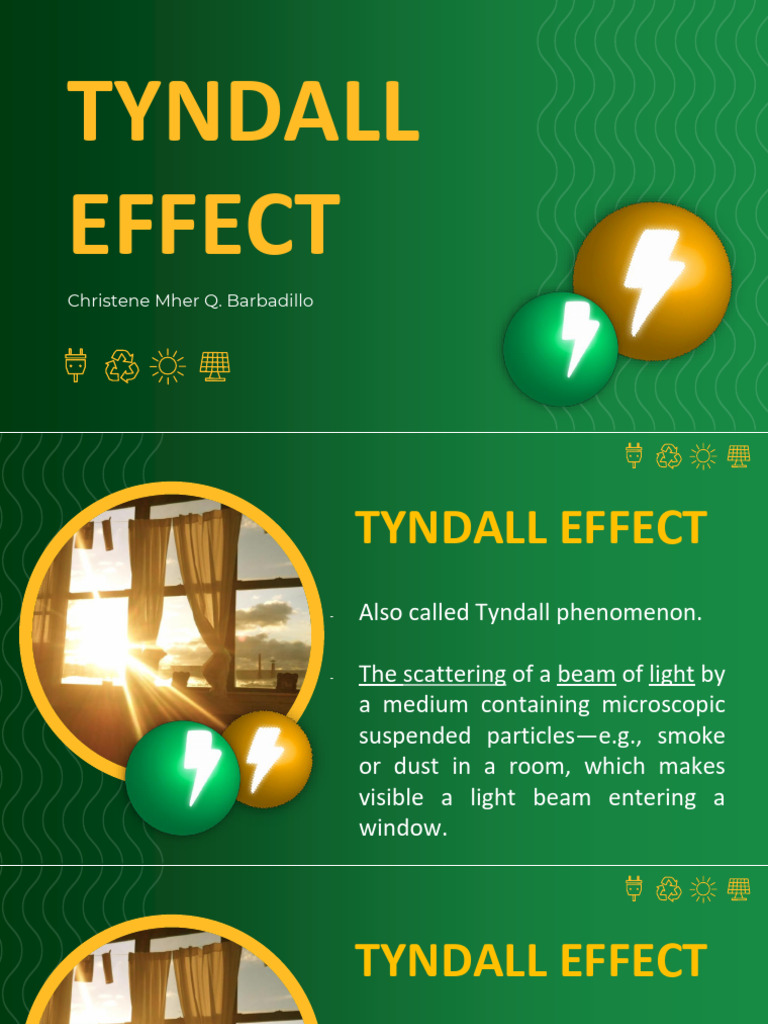 Tyndall Effect Barbadillo | PDF | Scattering | Sky