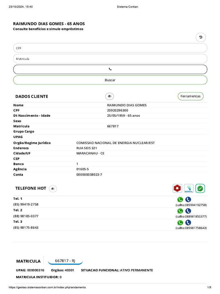cliente margem cartao | PDF | Setor privado | Dinheiro
