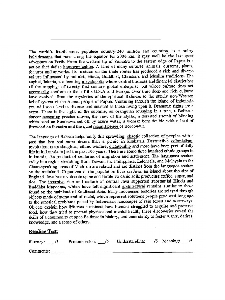 Year-9-Comprehension-III | PDF