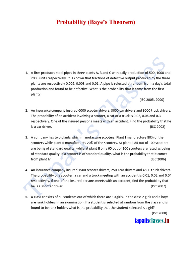 Probability Addition and Multiplication Theorem | PDF | Probability | Probability Theory
