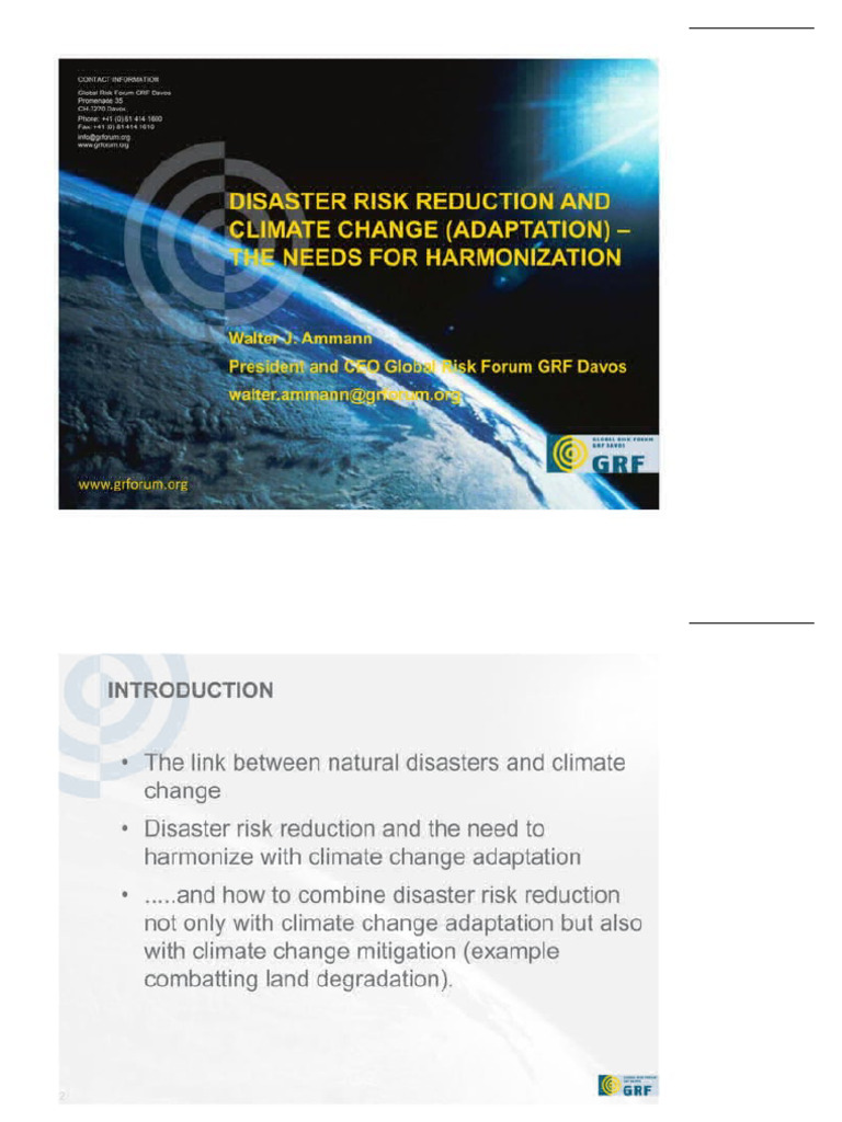 DRR & CCA harmonization | PDF