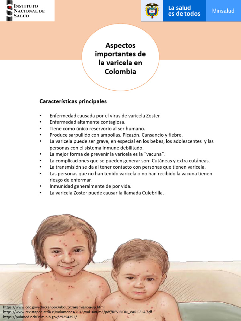 Varicela Zoster: Prevención y Tendencias en Colombia | PDF ...