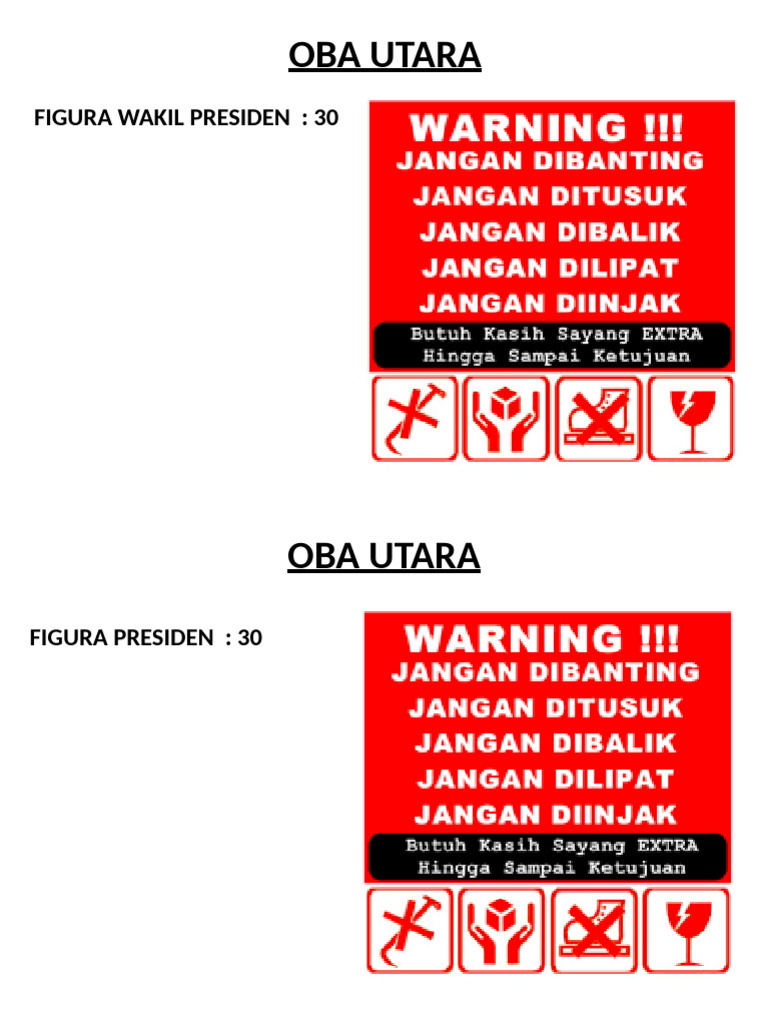 Tulisan Jangan Dibanting | PDF