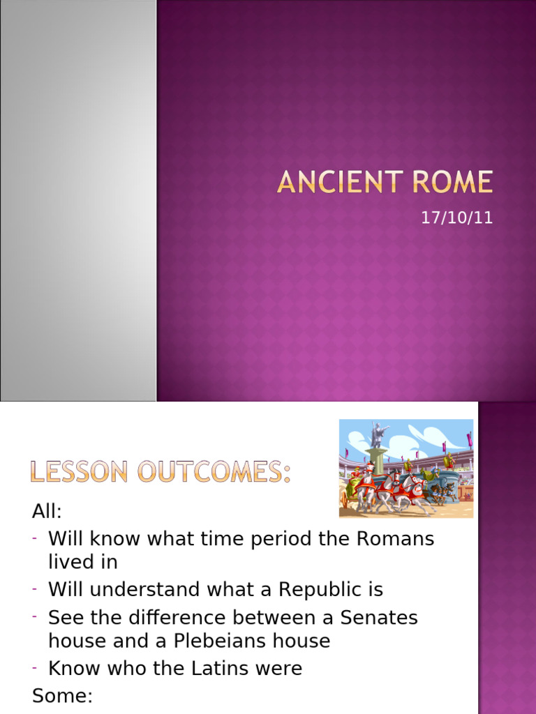 Ancient Rome - PPTX Student | PDF
