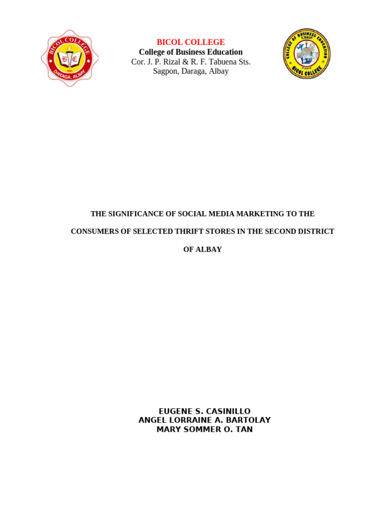 Thesis 2 for Final Defense | PDF | Brand | Consumer Behaviour