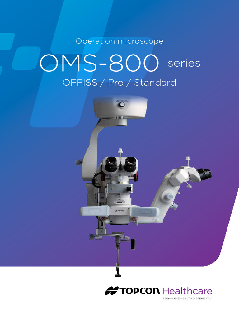 Topcon OMS-800 Operation Microscope Overview | PDF | Optics | Zoom Lens