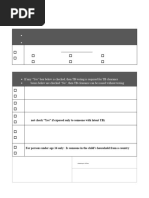 TB Screening and Risk Assessment Form | PDF | Tuberculosis | Diseases ...