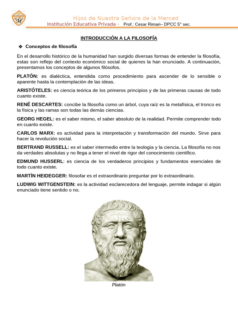 Filosofía: Ciencia de Causas y Principios | PDF | Conocimiento | Realidad