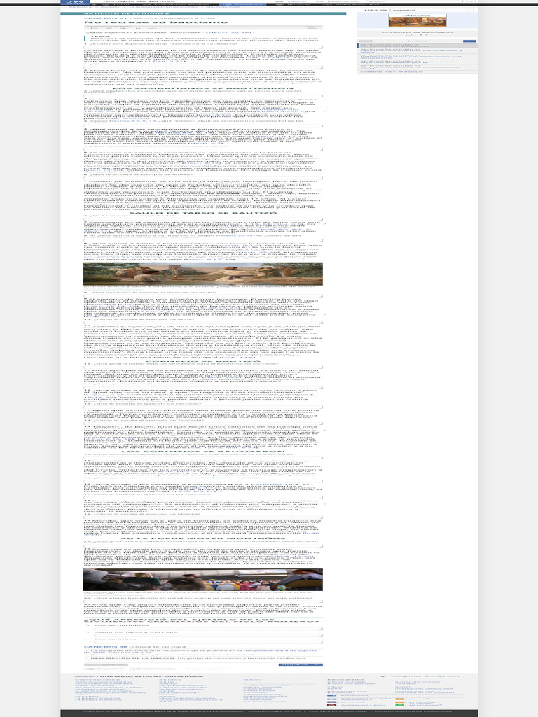 No Retrase Su Bautismo - Estudio de La Atalaya | PDF | Pablo el apóstol | Jesús