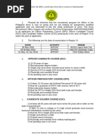 OCS Application Checklist | PDF | Armed Conflict | Unrest