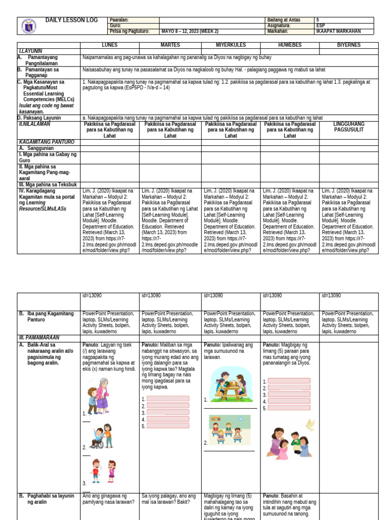 DLL_G5_ESP_Q4_W2 | PDF