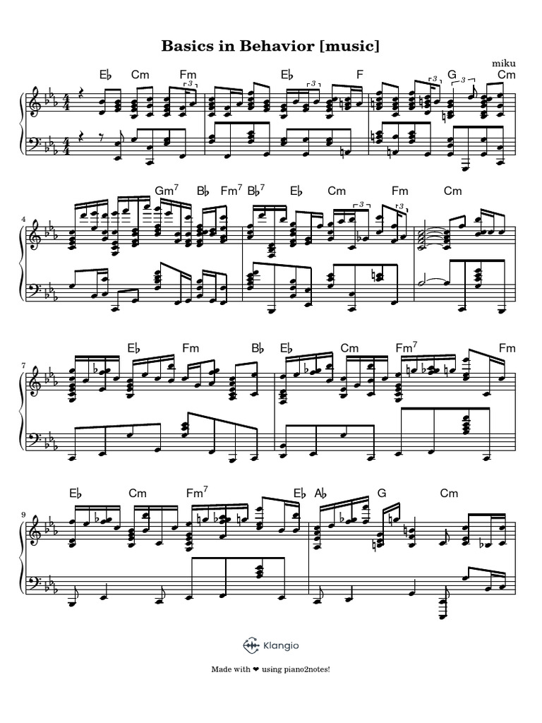 Basics in Behavior (Music) | PDF