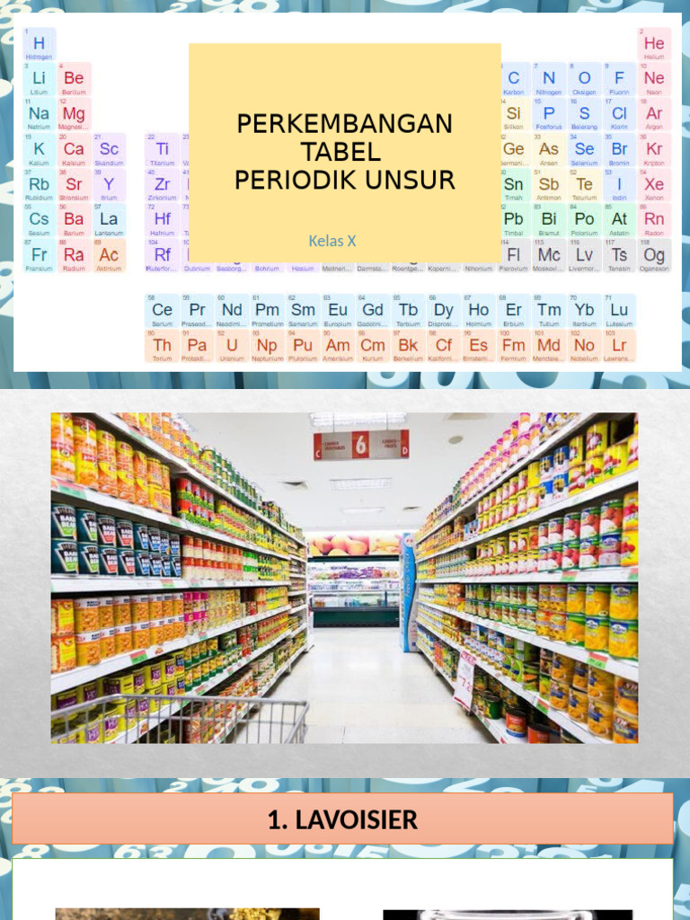 Perkembangan Tabel Periodik | PDF