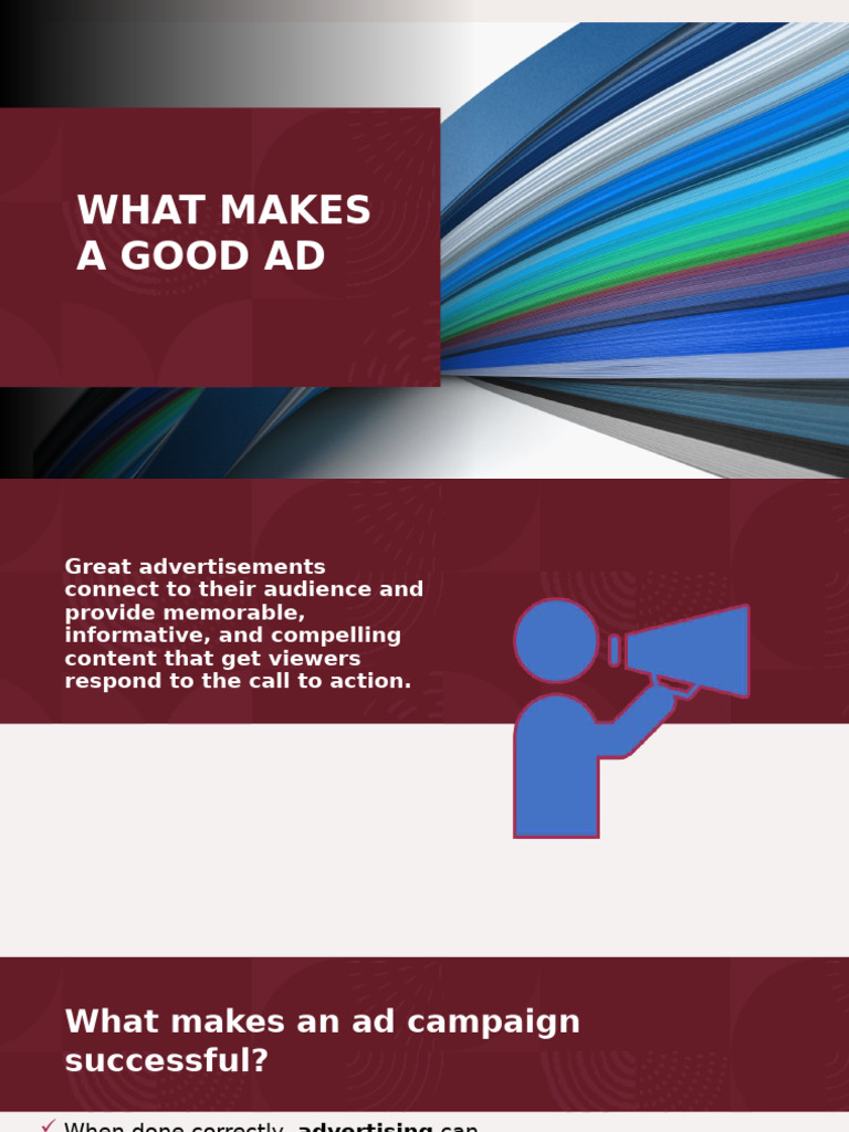 What Makes A Good Ad | PDF | Search Engine Optimization | Promotion And ...