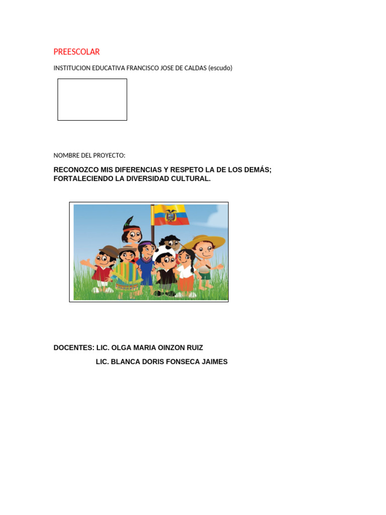 Folleto Preescolar | PDF